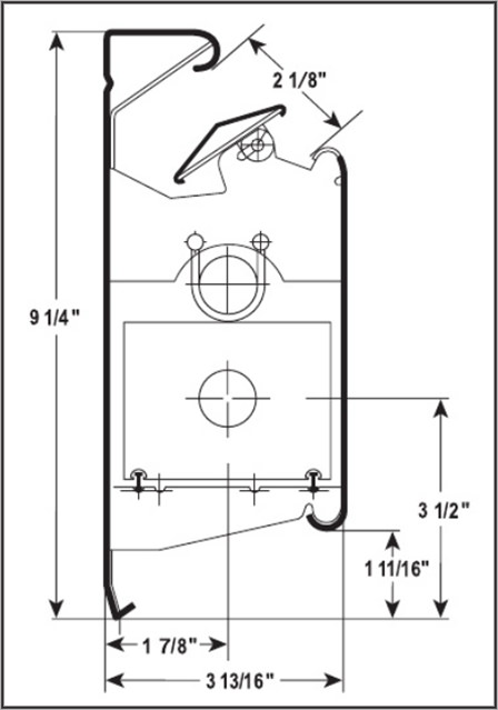 H-112-OS Strut Channel - 12 Gauge, Slotted Steel, Haydon Corp