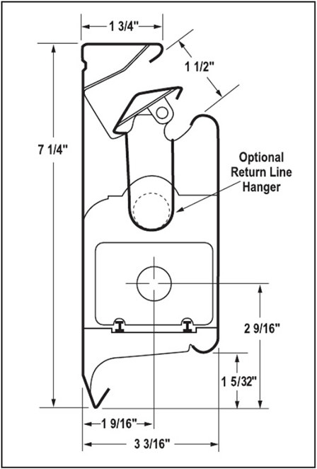 A-322 Z Angle Bracket | H-STRUT Fitting for 1-5/8" Channels
