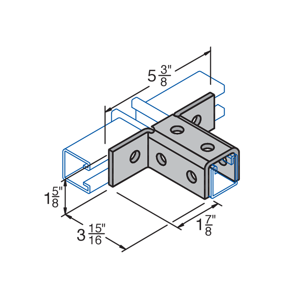 H-162 Strut Channel - 12 Gauge - Haydon Corporation
