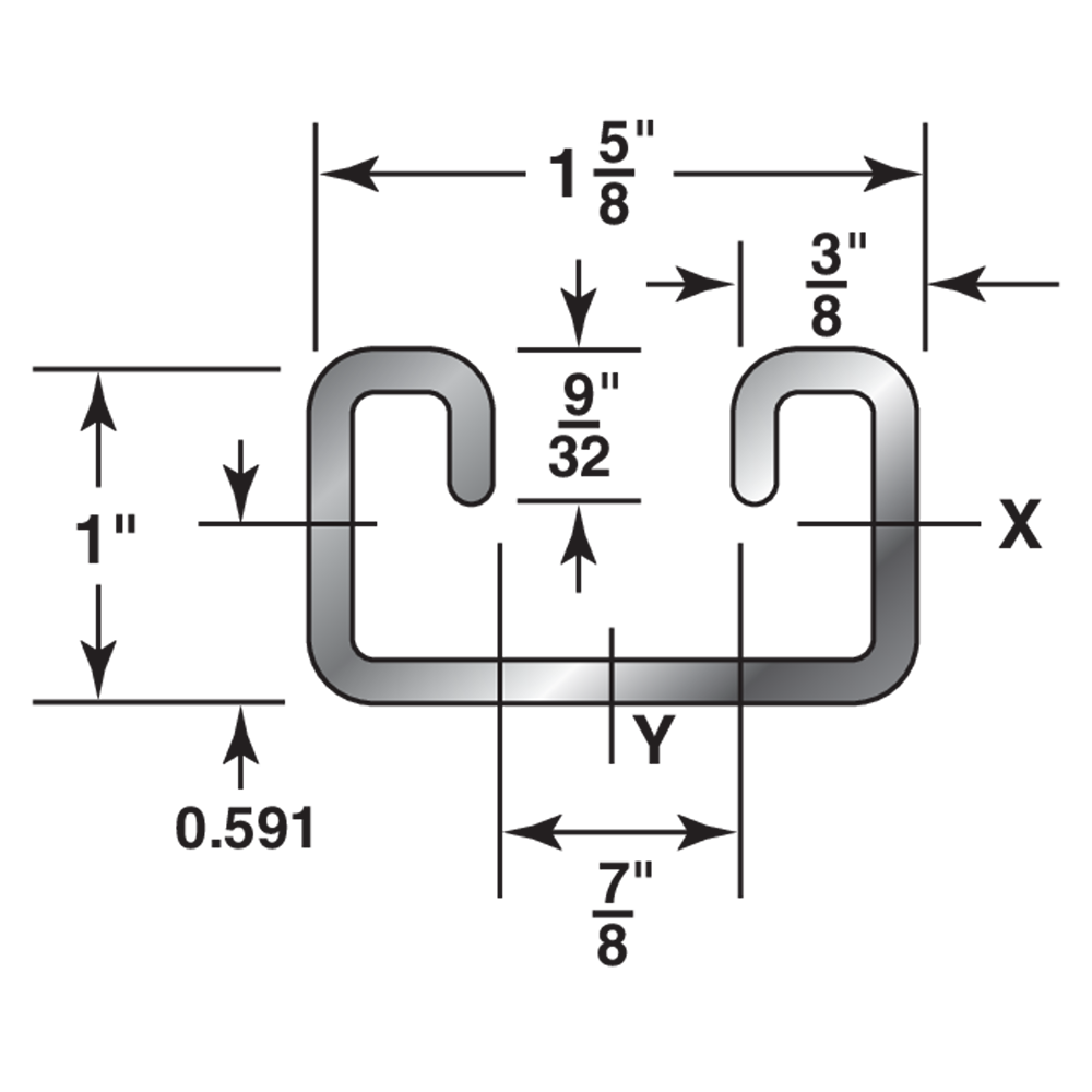C-401 Window Beam Clamp for H-STRUT Channels