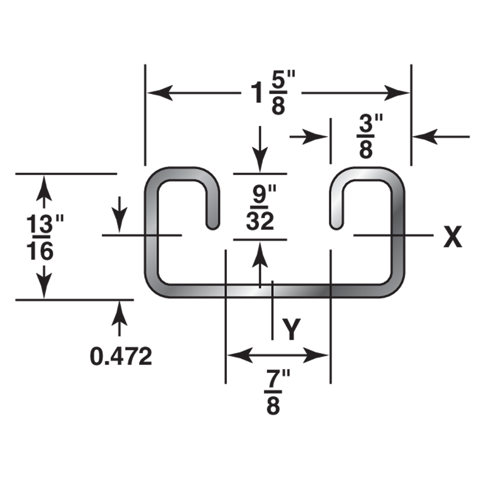 H-132-IN 12 Gauge Concrete Insert