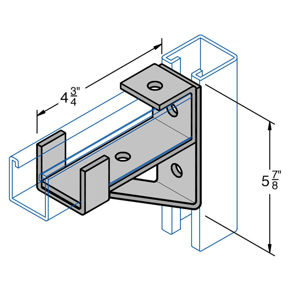 H-162-OS Strut Channel - 12 Gauge, Slotted - Haydon Corporation