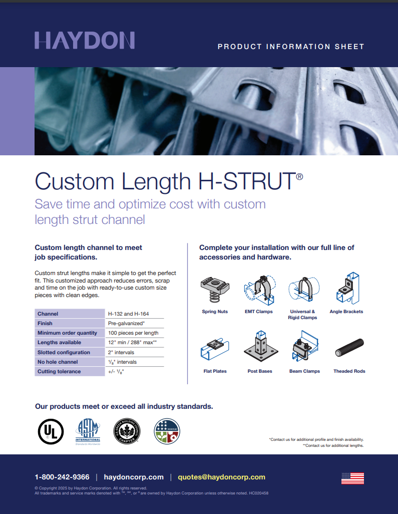 Haydon Literature | Product Guides & Catalogs